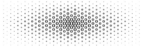パターンと背景の中心から広がる黒い大文字oの水平ハーフトーン しぶきを上げるのベクターアート素材や画像を多数ご用意 しぶきを上げる