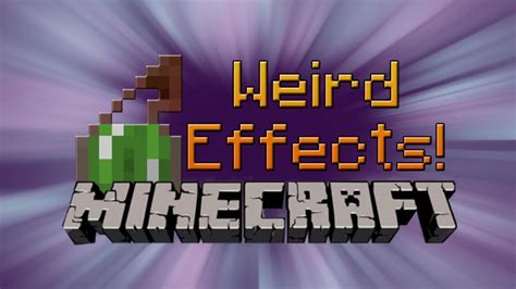 Weird Minecraft Potion Effects Youtube
