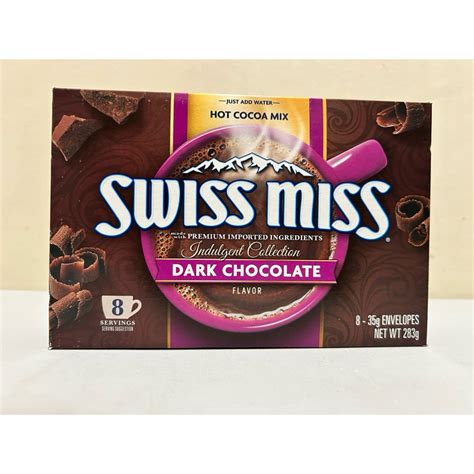 Swiss Miss Dark Chocolate Indulgent Collection Hot Cocoa Mix 8count
