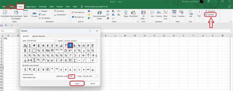 How To Add Write Rupee And Dollar Sign In Doc And Excel