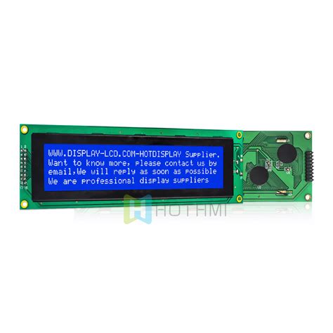 4x40 Character Lcd Module Monochrome Display Stn Negative Display