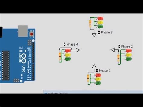 Arduino UNO CD HC Demultiplexer Way Phases Traffic Lights Programming Part Ganteng