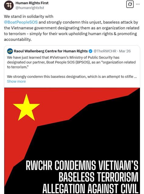Mach Song Media Thêm Raoul Wallenberg Centre và Human Rights First