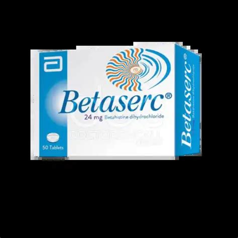 Abbott Betaserc Betahistine 24mg Tablet 10s Strip