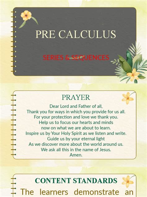 Pre Calculus Sequences Series Pdf Sequence Summation