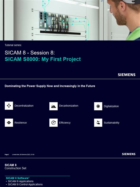 8 Sicam S8000 My First Project Presentation Pdf Computer File