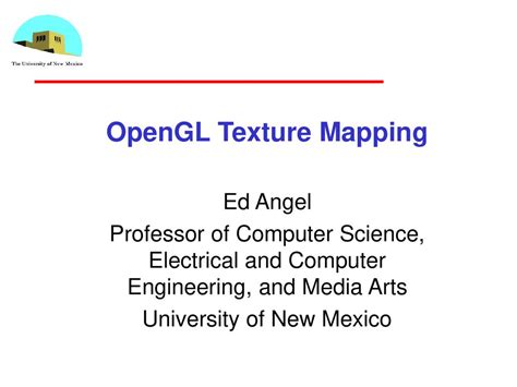 OpenGL Texture Mapping - ppt download