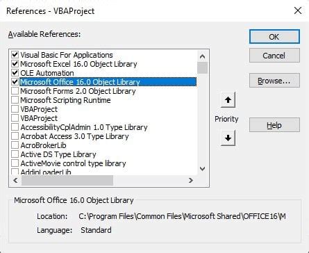 VBA FileSystemObject FSO How To Enable Use In Excel