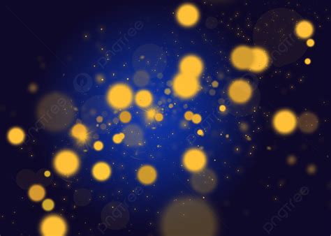 Golden Particles Light Effect Background Golden Light Effect