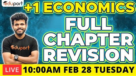 Plus One Model Exam Economics Full Chapter Revision YouTube