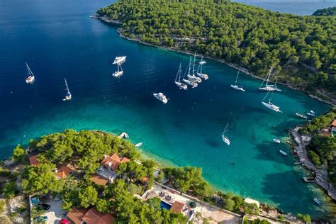 Bay Lučice Smrče Milna Island Brač Croatia