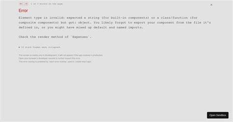 React Component Forked Codesandbox