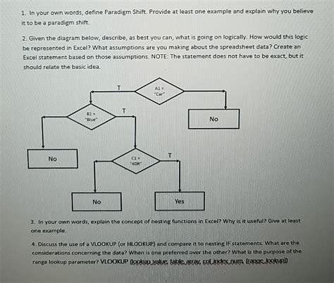 Solved 1 In Your Own Words Define Paradigm Shift Provide