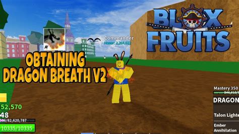 How To Get Dragon Breath V2 DRAGON TALON In Blox Fruit YouTube