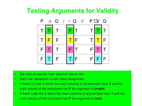 Ppt Truth Tables Powerpoint Presentation Free Download Id391466