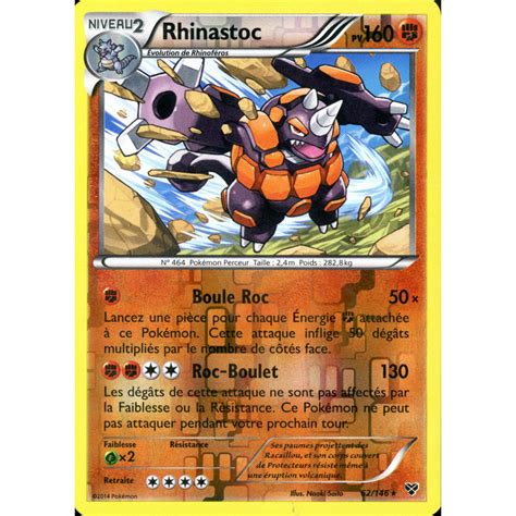 Rv Xy 01 62146 Rhinastoc Xy Carte Pokemon