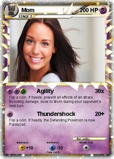 Pokémon Mom 391 391 Agility My Pokemon Card