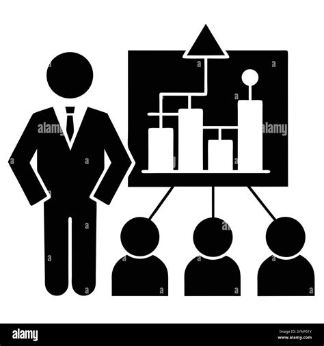 Professional Vector Graphic Of A Business Presentation Chart Showcasing Data Analysis Growth