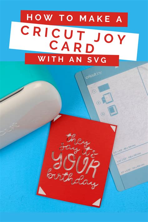 How To Make A Cricut Joy Card With An Svg Crafts Mad In Crafts