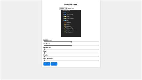 Create A Photo Filters And Effects Project Using HTML CSS JavaScript GeeksforGeeks