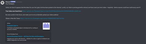 FEATURE REQUEST Auto Regen Token On Leak Discord