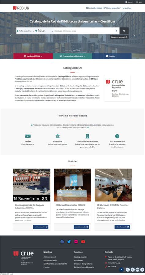 Rebiun Implementa La Nueva Generación De Catálogo Colectivo Con Oda