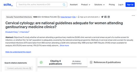 Cervical Cytology Are National Guidelines Adequate For Women Attending