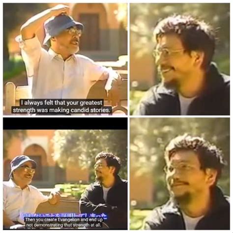 Hayao Miyazaki Talking To Hideaki Anno Blankies