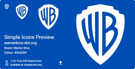 warner bros · issue 2690 · simple icons simple icons · github