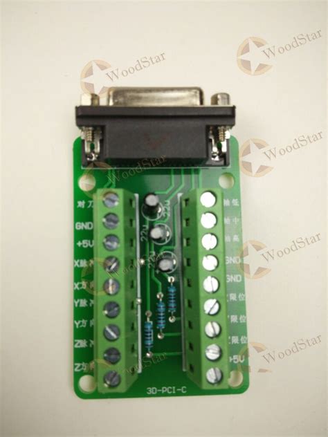 CNC Studio PCI Card Breakout Card With Pins M Date Cable WoodStar