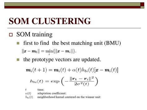 Ppt Neural Network Homework Report Clustering Of The Self Organizing