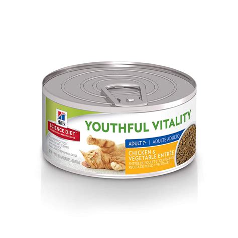 Hills Science Diet Alimento Gatos Adulto 7 Youthful Vitallity Lata 15