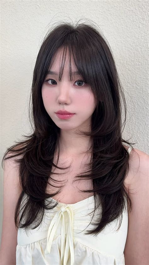 서산미용실 서산붙임머리 누오브 효진 레이어드c컬 판고데기 Ver 꾸준히 사랑 받는 레이어드컷 허그컷 그 중에 C컬 디자인을 많이 가져오셔서 준비했어요 🪽🪽🩵 🍃