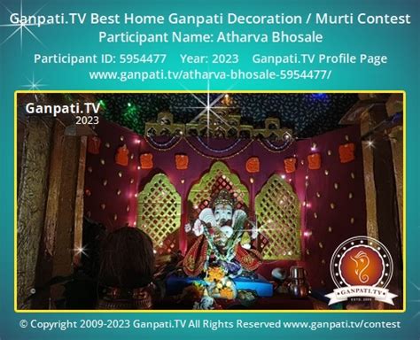 Atharva Bhosale Ganpatitv