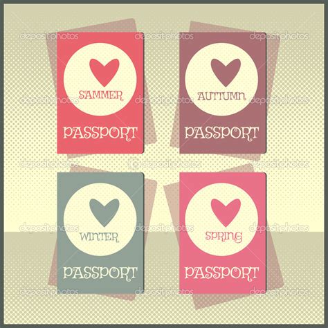 Passport Cover Vector Passaporte Free Stock Vectors