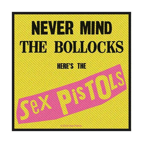 The Sex Pistols Standard Woven Patch Nevermind The Bollocks Retail