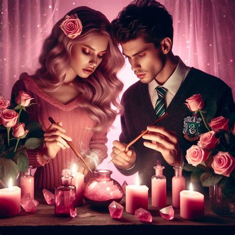 Slytherin Couple Making Love Potion By Yumiootoh On Deviantart