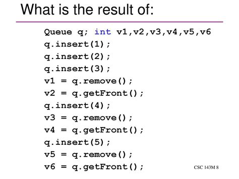 Csc 143 Queues Chapter 7 Ppt Download