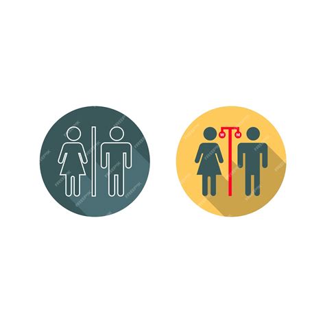 Premium Vector Set Of Toilet Icons Toilet Sign Male And Female
