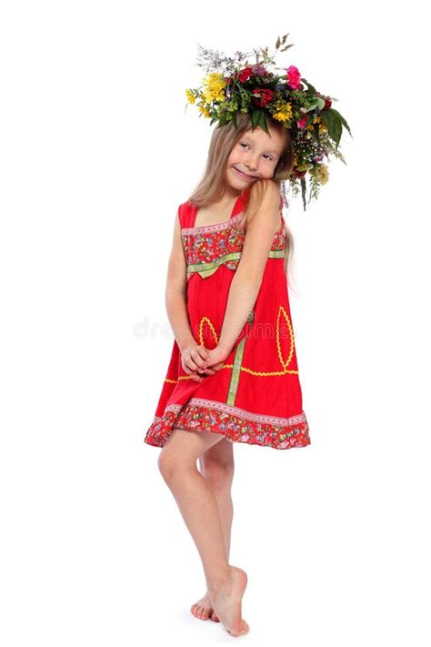De Turner In Sundress Doet Een Streng Stock Afbeelding Image Of Kleur