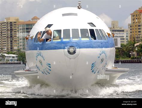 Dave Drimmer Waves From The Worlds Only Planeboat The Plane Boat Is A