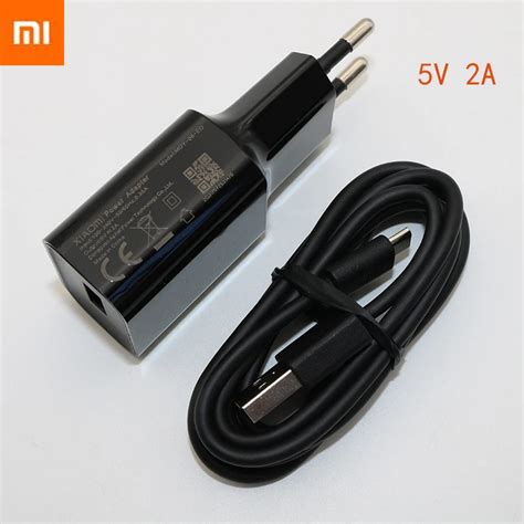 Original Xiaomi Charger V A Power Adapter Micro Usb Data Sync Cable For Redmi A X S