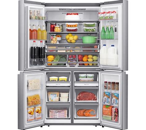 Buy Hisense Pureflat Rq758n4sai1 Fridge Freezer Stainless Steel