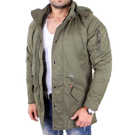 Reslad Parka Herren Teddy Fleece Herren Parka günstig