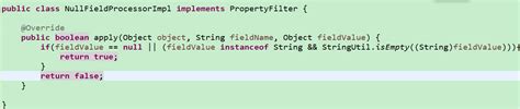java对象转json字符串，jsonconfig 忽略指定属性或忽略空值属性 简书