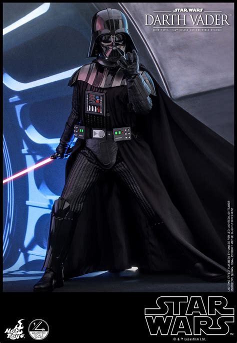 Hot Toys Star Wars Return Of The Jedi 1 4 Scale Darth Vader Figures Com