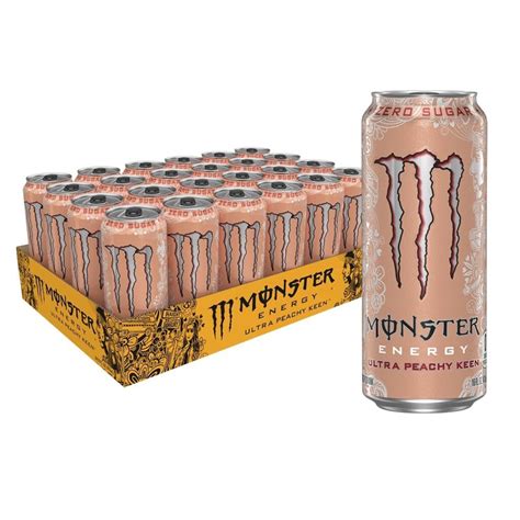 Энергетический напиток Monster Energy Ultra Peachy Keen персик 500мл