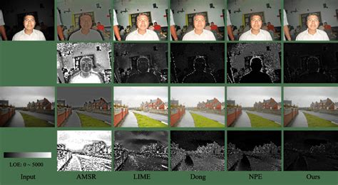Comparison Of Lightness Distortion The Odd Rows Show The Original