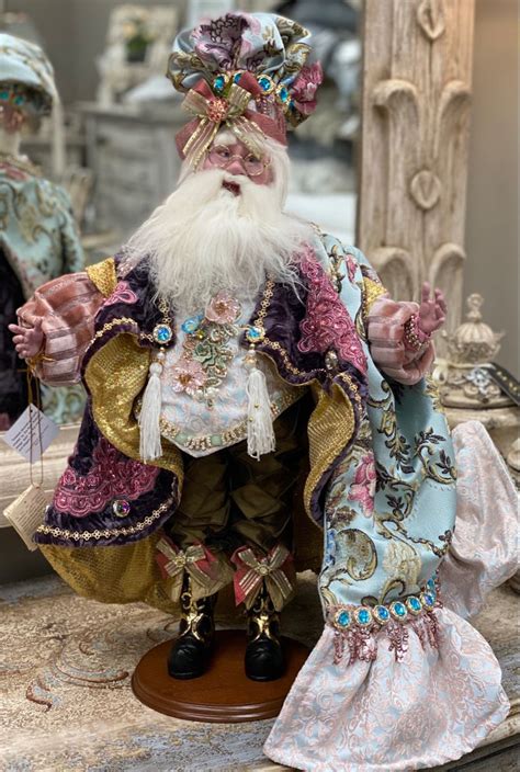 Mark Roberts Collectible Tapestry 25” Santa Christmas Decor Available