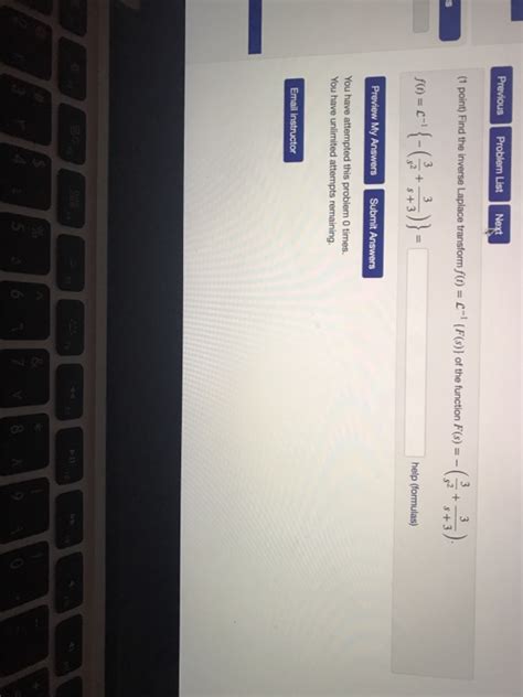 Solved Find The Inverse Laplace Transform F T Inverse Chegg